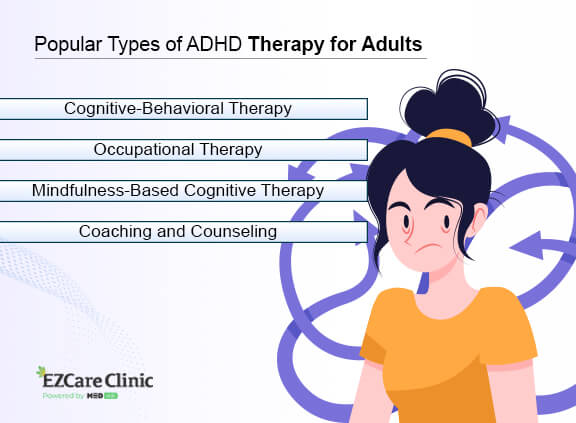 ADHD Therapy for Adults: Best Methods - EZCare Clinic