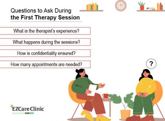 The First Therapy Session: What to Expect - EZCare Clinic